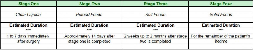 Gastric Bypass Diet Stages | Obesity Coverage